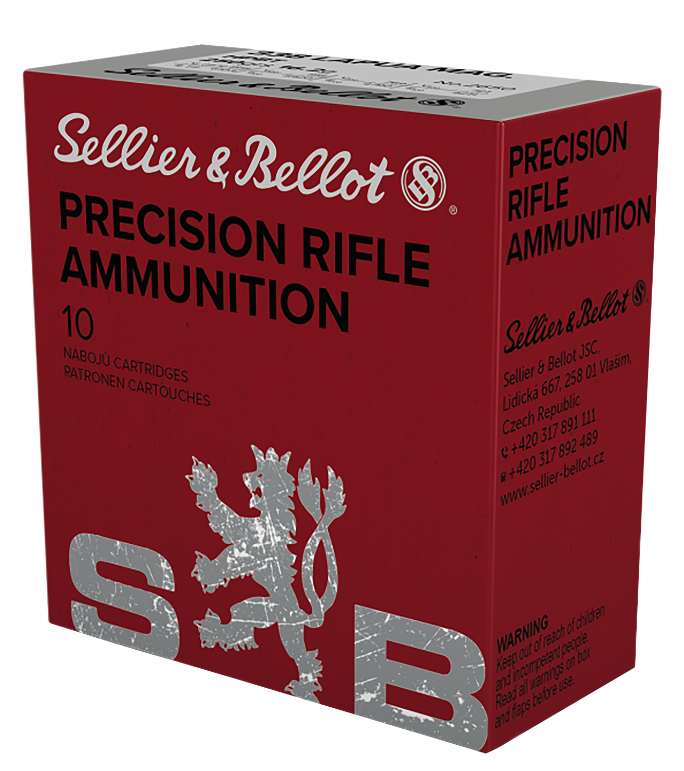 Sellier & Bellot .338 Lapua Magnum 250 Grain Boat Tail Hollow Point ...